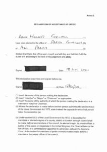 Declaration of Acceptance of Office RC – Ash Parish Council Website